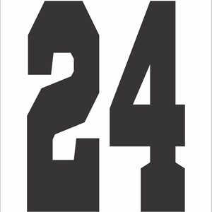Custom Numbers Reusable STENCILS 4 Sizes Available 5 Number - Etsy