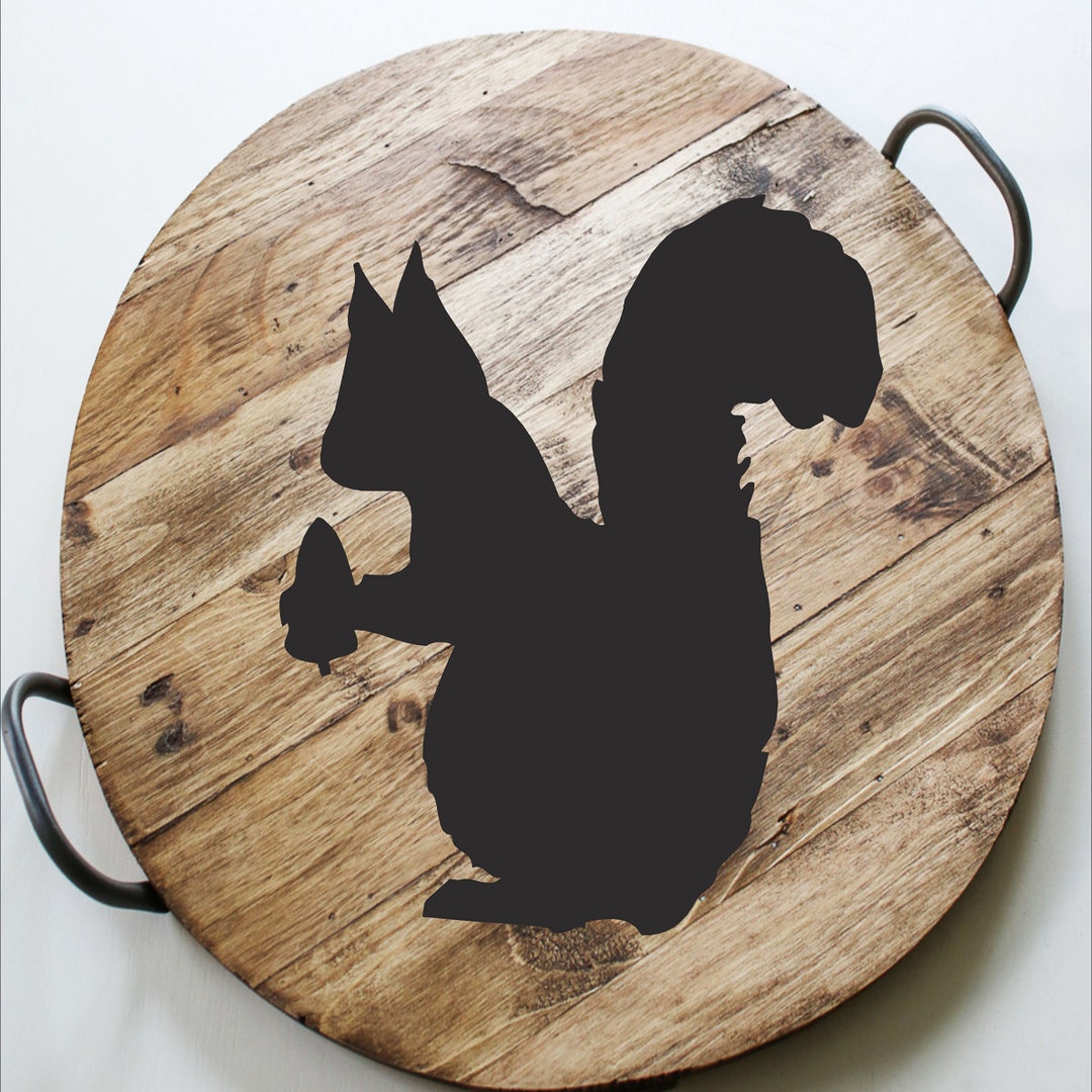SQUIRREL Stencil - Animal Stencils - Stencil for Painting Squirrels - Cabin Sign Stencils ...