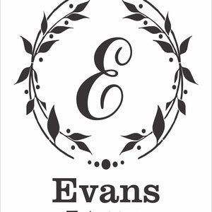 Custom Monogram Stencils - Custom Stencils - Wedding Stencils ...