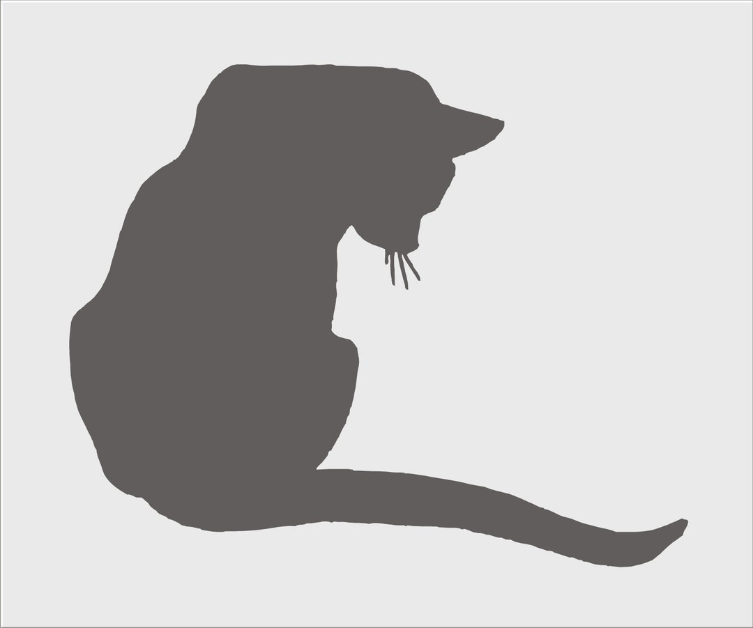 CAT Kitten ***reusable Stencil#2***6 Sizes Available- Create Cat Kitten ...