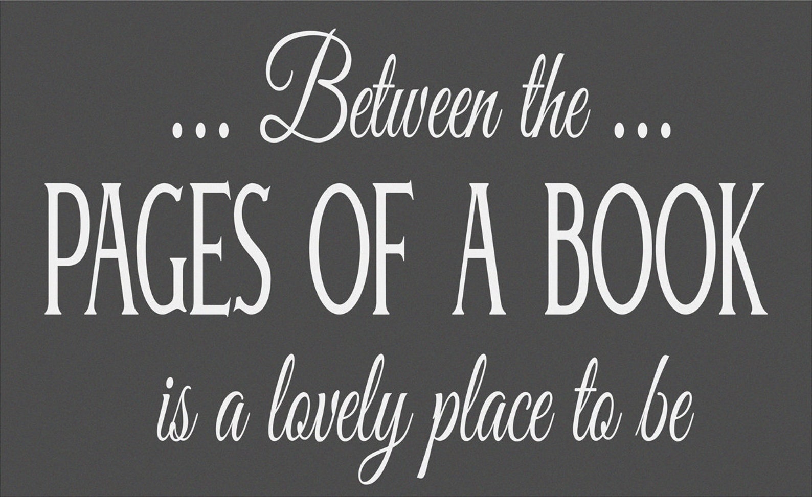 Between the Pages of a Book Stencil REUSABLE Stencil - Etsy