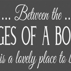 Between the Pages of a Book Stencil REUSABLE Stencil - Etsy