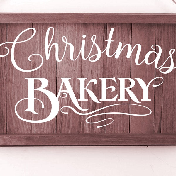 Christmas Bakery Sign - Etsy