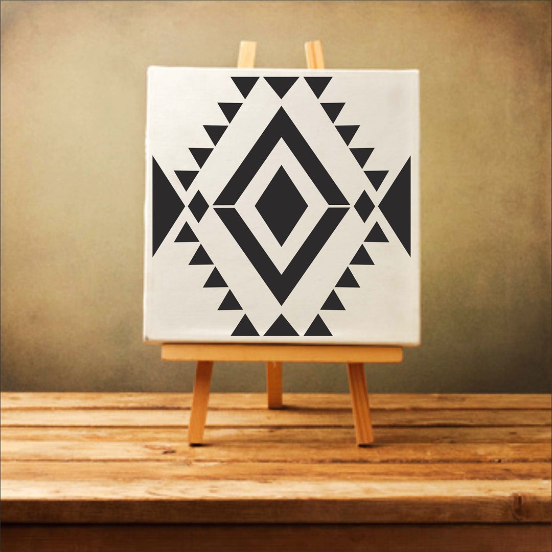 AZTEC Tile Stencils - Tile Stencil - Tile Stencil for Painting Floors ...