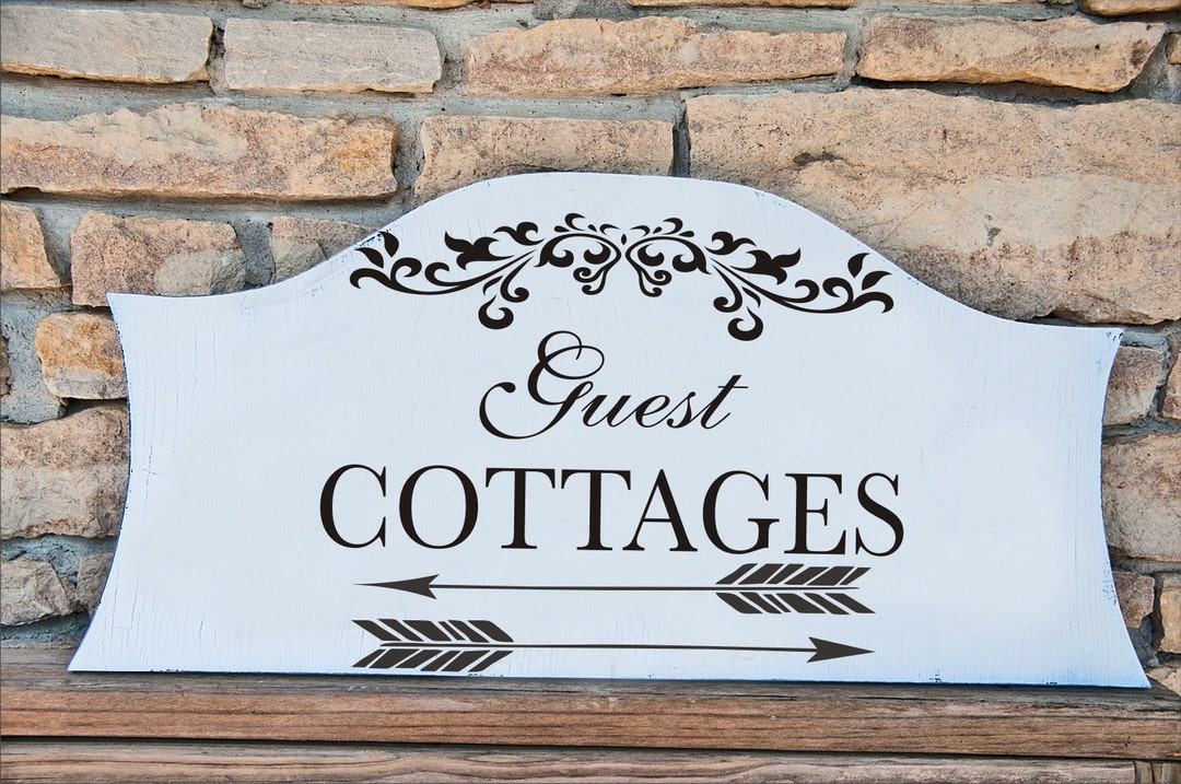 Guest Room Sign Stencil, Guest Cottages, Guest Room Stencil, Farmhouse ...