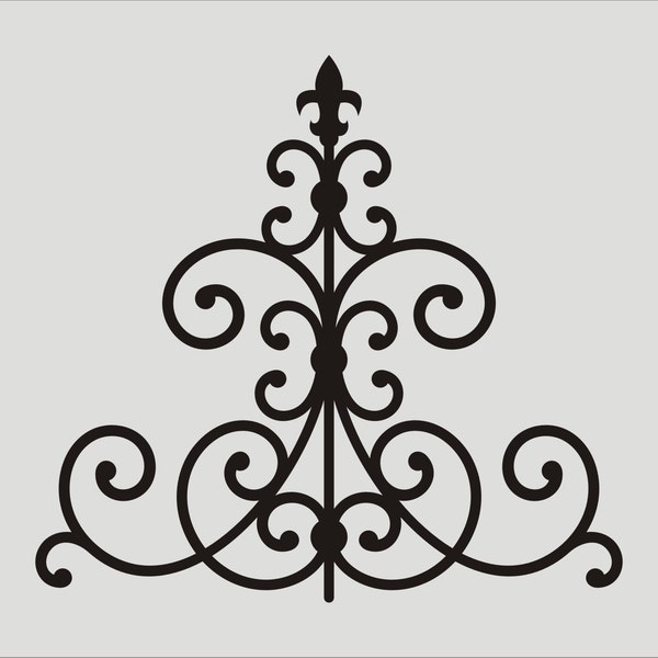 Scroll Stencil - Etsy