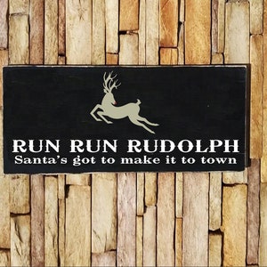 Christmas Sign Stencils Rudolph Sign Stencils Paint Christmas Signs ...