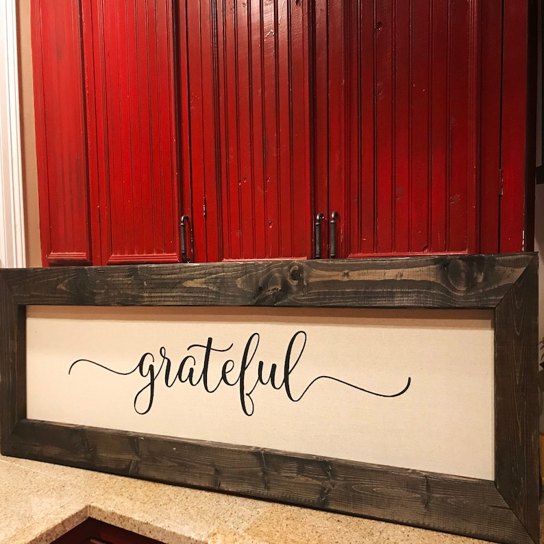 Grateful Stencil - Kitchen Stencils - Farmhouse Kitchen Sign Stencils ...