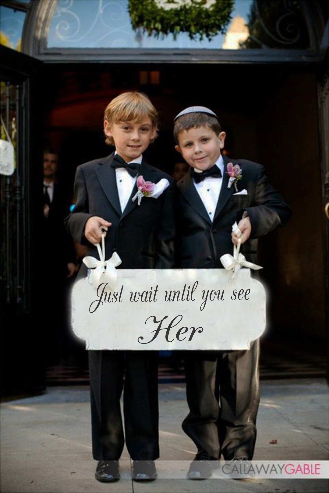 Just Wait Until You See HER Stencil Wedding Stencils Vow Renewal Signs ...