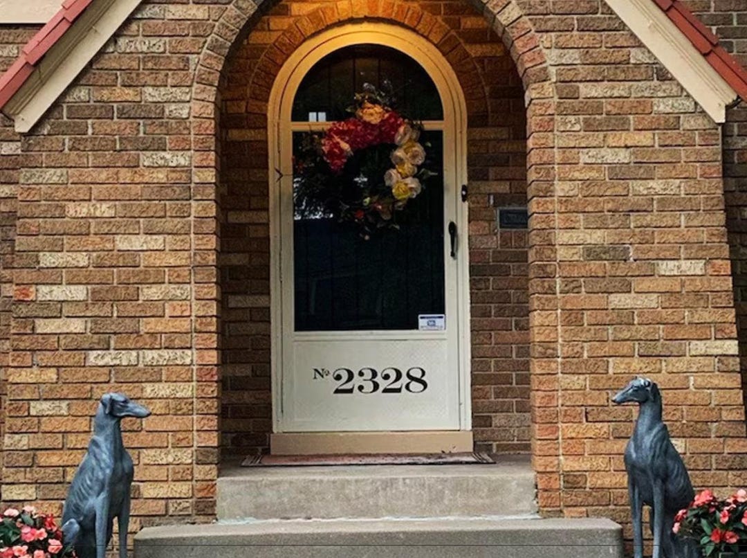 Numbers Stencil - Door Numbers - Custom Numbers - House Numbers ...