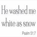 He Washed Me White as Snow Stencil, Farmhouse Christian Stencil, Paint ...
