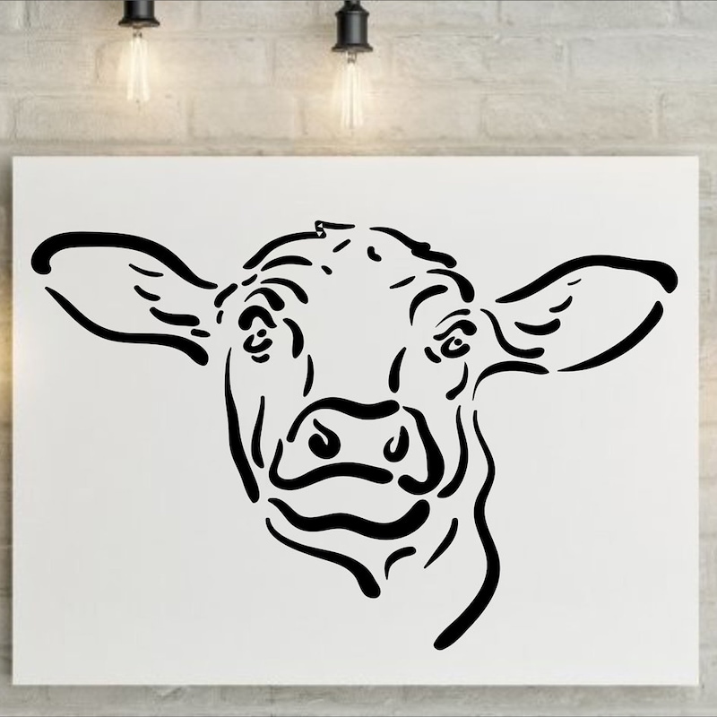 Cow Stencil - Etsy