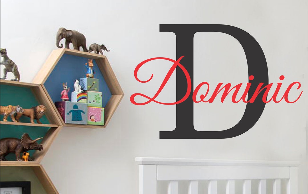 Custom Name Stencil Reusable STENCIL Initial With First or - Etsy