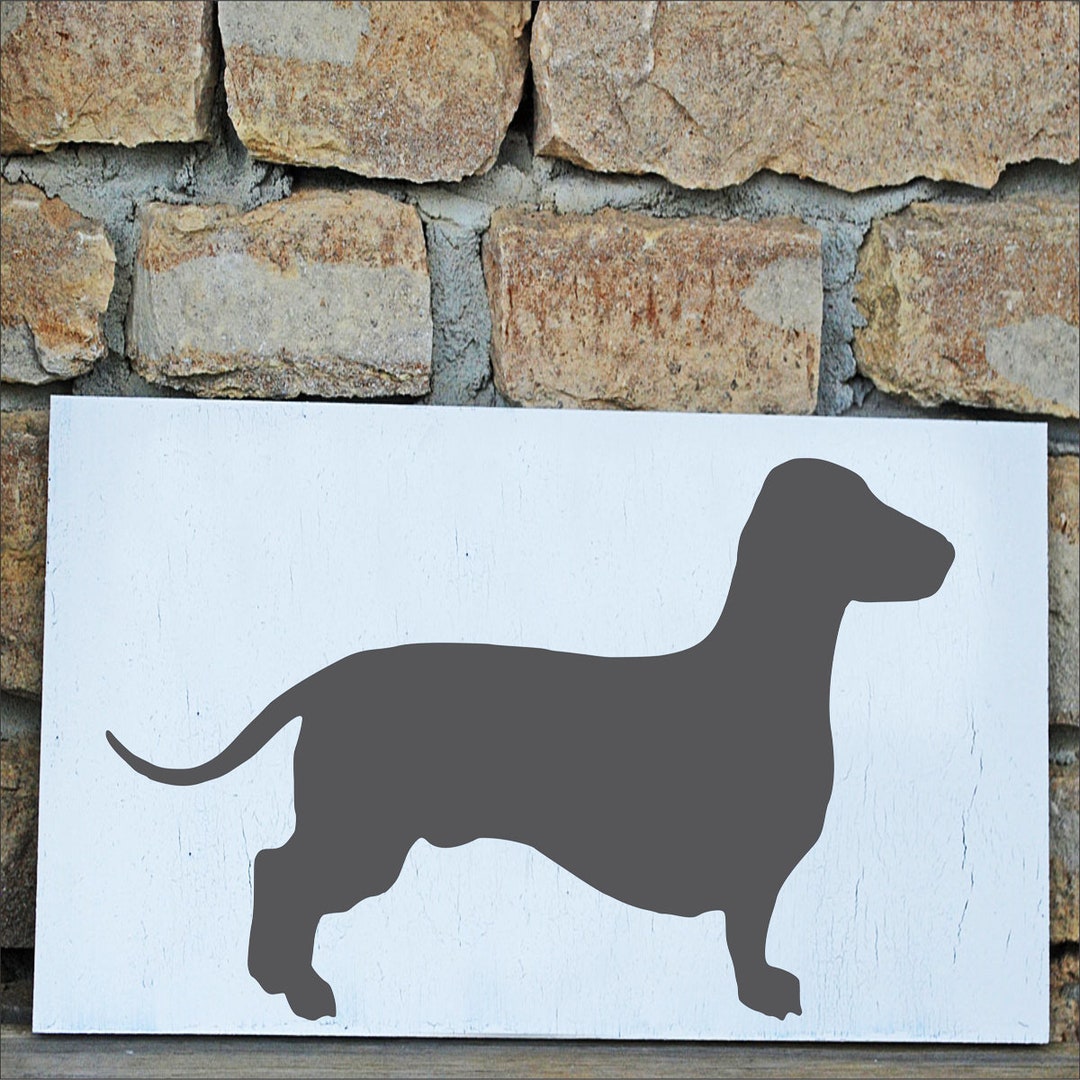 Dachshund Stencil - Wiener Dog Stencil - Dog Stencils - Wiener Dog ...