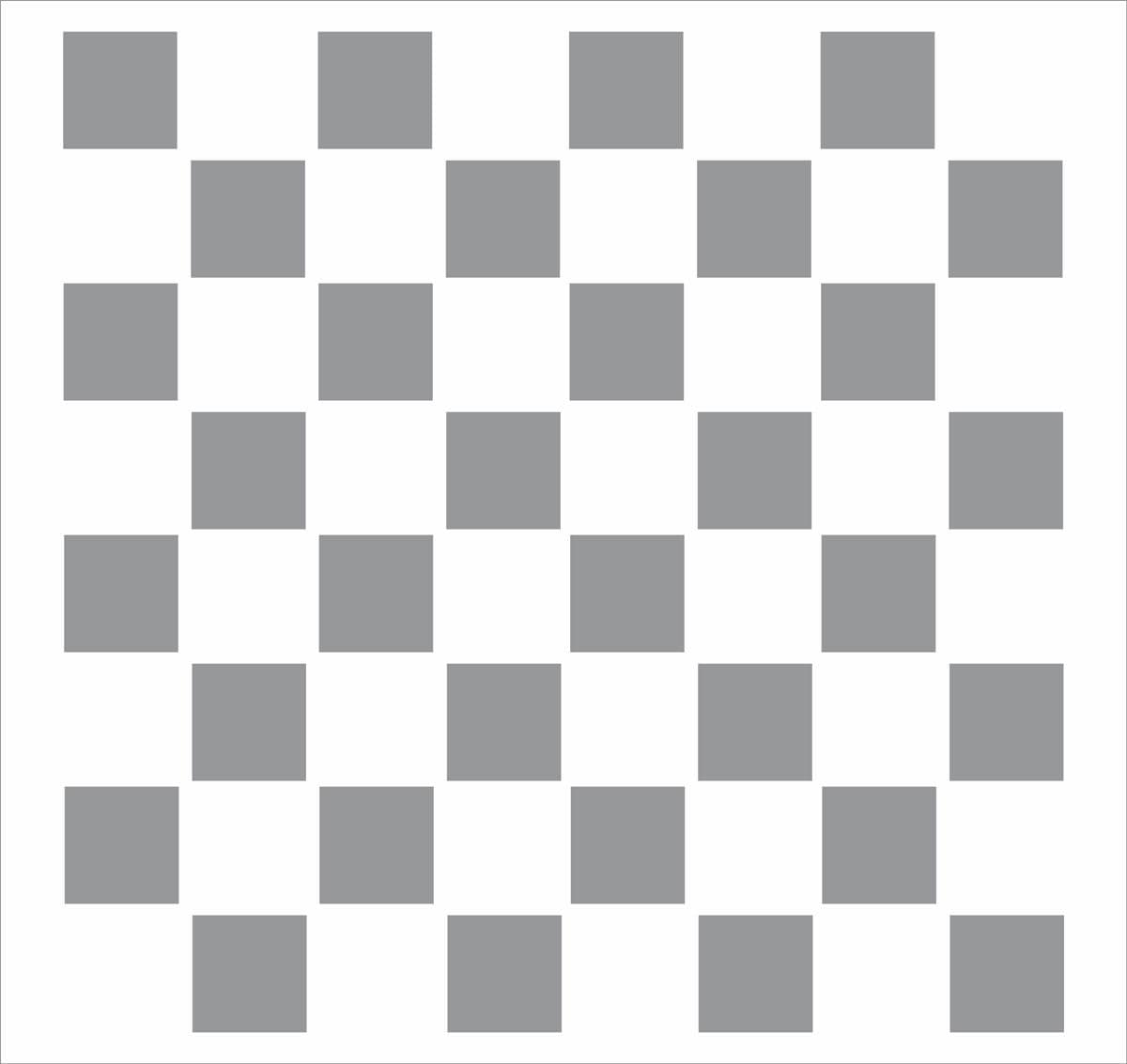 Checkerboard Stencil - Game Board Stencil - Wall Checker Stencil - Game ...