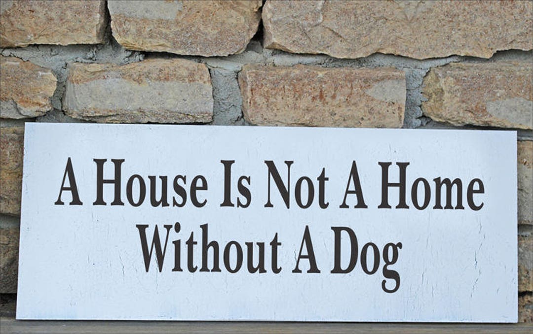 A House is Not a Home Without a DOG Stencil Dog Stencil Farmhouse ...