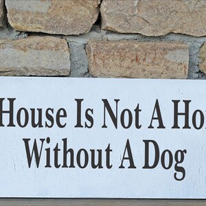 A House is Not a Home Without a DOG Stencil Dog Stencil Farmhouse ...