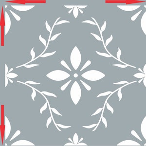 Tile Stencils - Painting Floors - Painting Tile - Floor Painting ...