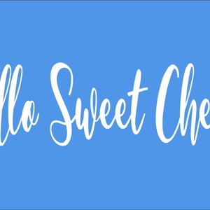 Hello Sweet Cheeks Stencil - Bathroom Stencils - Farmhouse Stencils ...