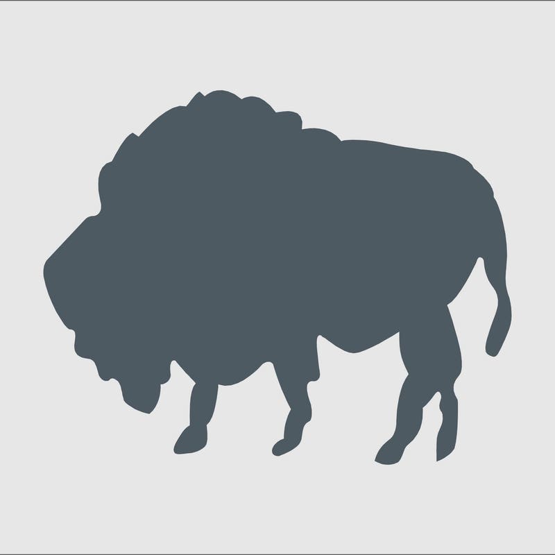 Buffalo Stencil - Etsy