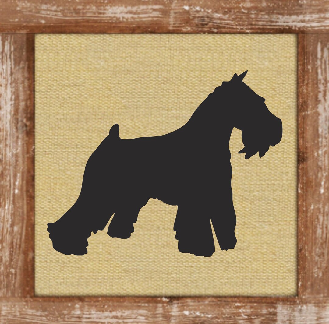 Schnauzer Stencil Schnauzer Dog Reusable Stencils 6 Sizes Available ...