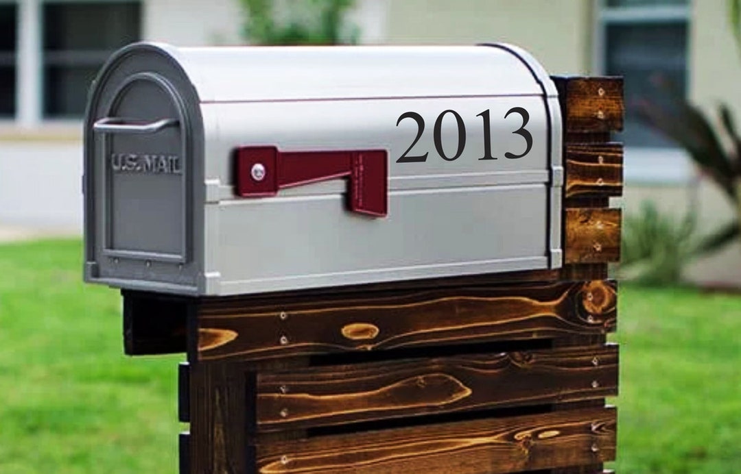 Custom Numbers - Mailbox Stencil - House Numbers - Street Numbers - 5 ...