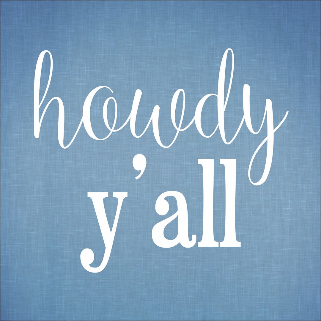 Howdy Y'all Sign Stencils, Welcome Stencils, Door Tags, Farmhouse Sign ...