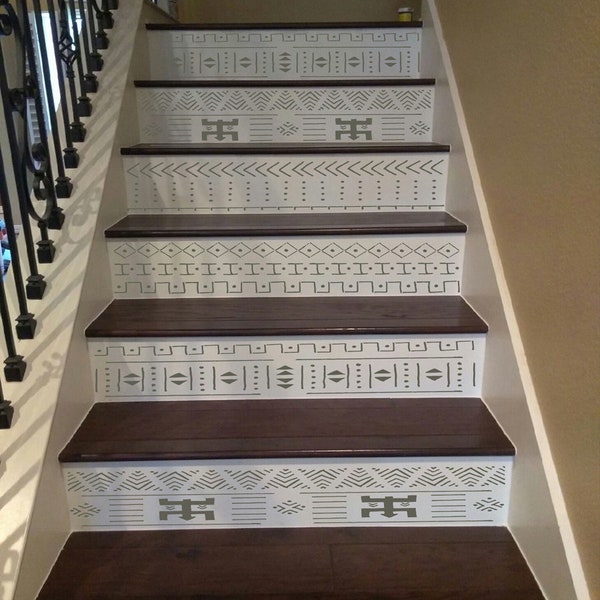 Stair Riser Stencils - Etsy