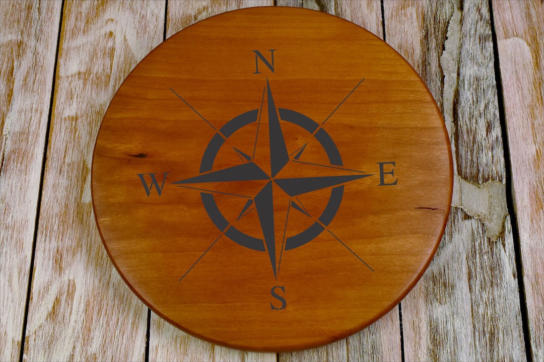 Compass Rose Stencil Compass Stencil Beach Stencil Floor Stencil Wall ...