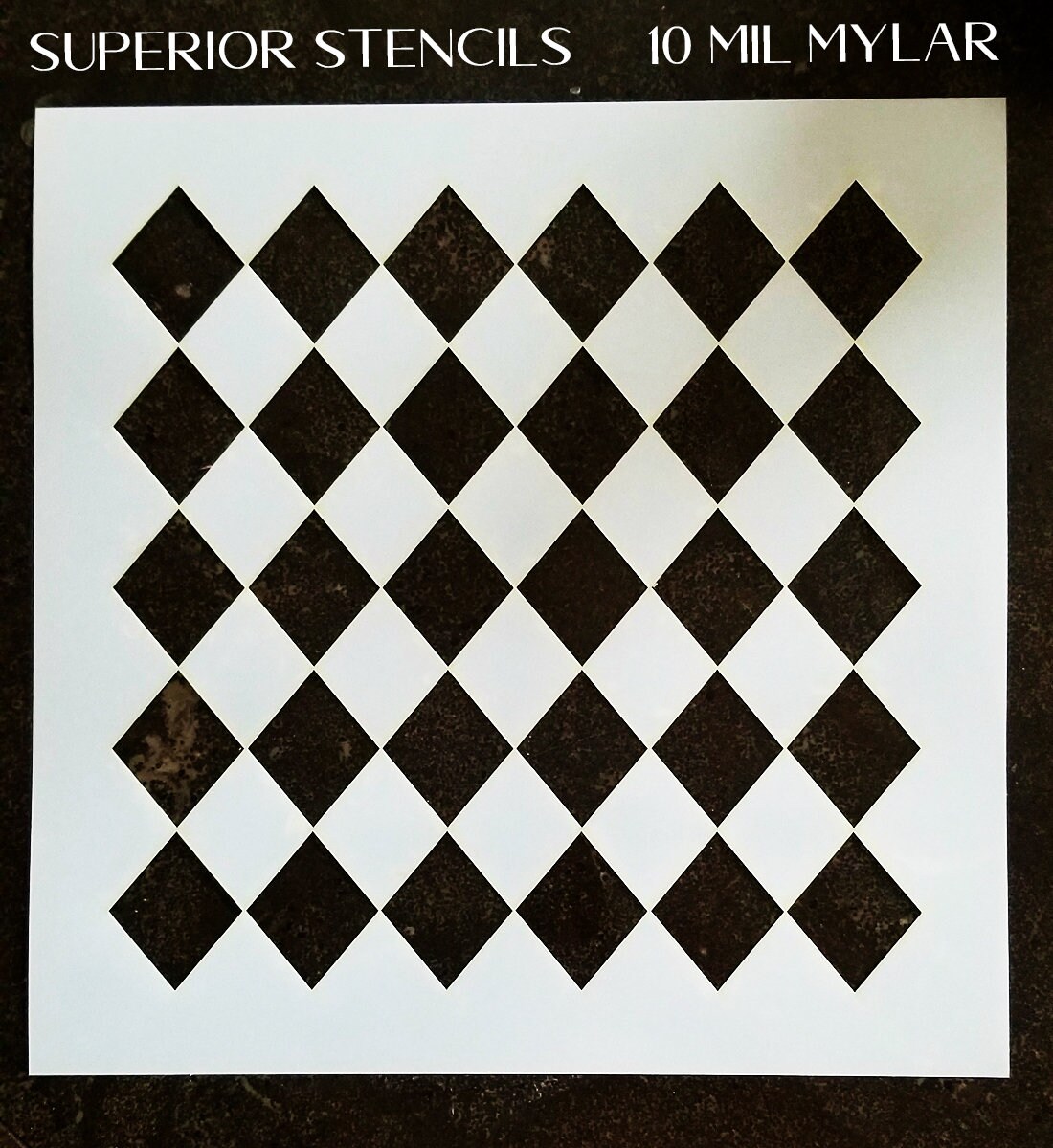 Diamond Stencil Pattern