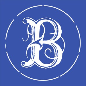 Custom Monogram Stencil reusable Stencil 8 Size - Etsy