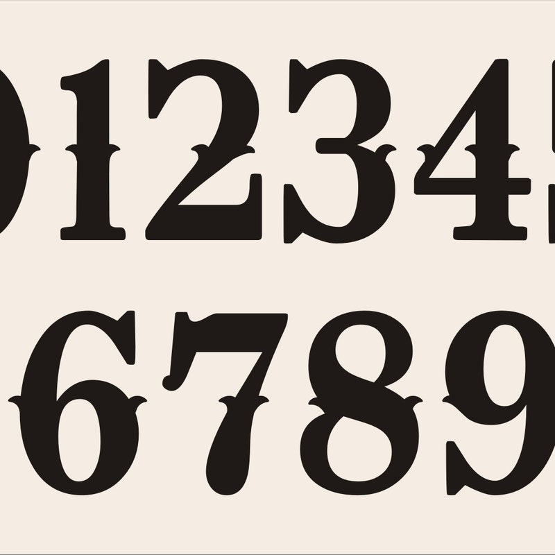 Western Table Number - Etsy