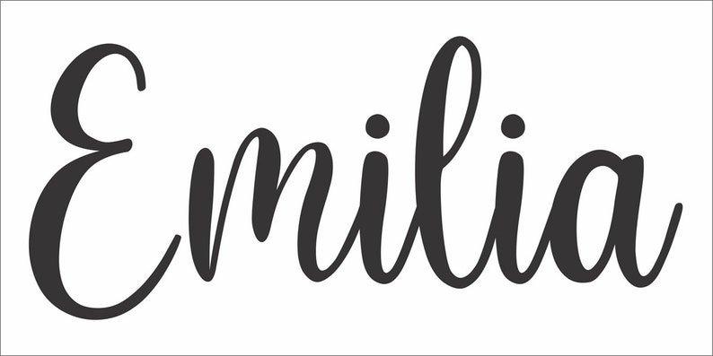 Custom Name or Names Stencil - Custom Stencil for Painting - Reusable ...