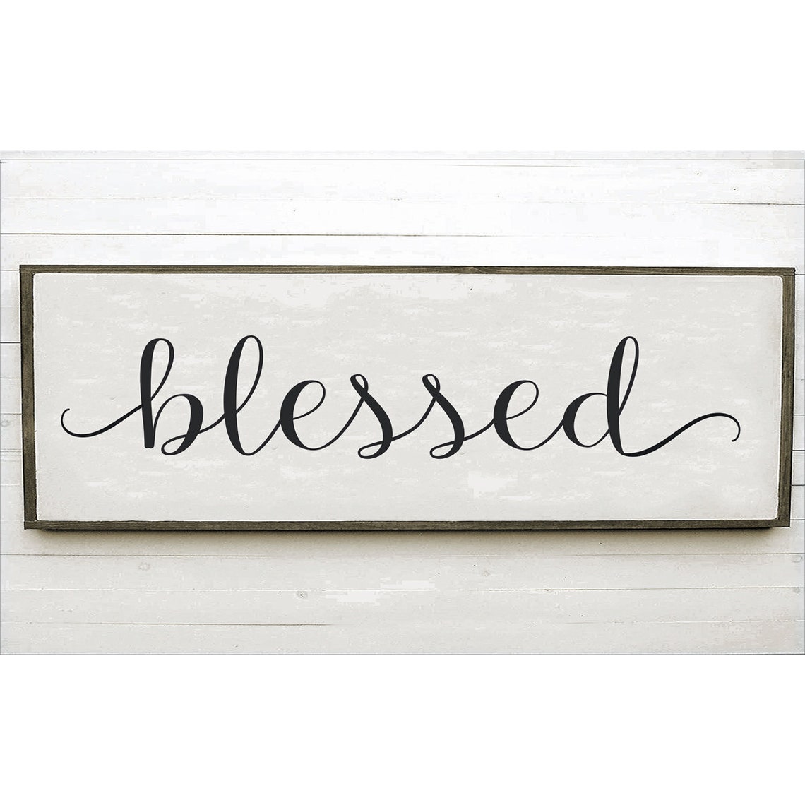 Blessed Stencil - Farmhouse Wall Decor, Paint Blessed Sign Farmhouse ...