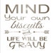 MIND Your Own Biscuits Stencil FARMHOUSE Stencil Kitchen Stencils Funny ...