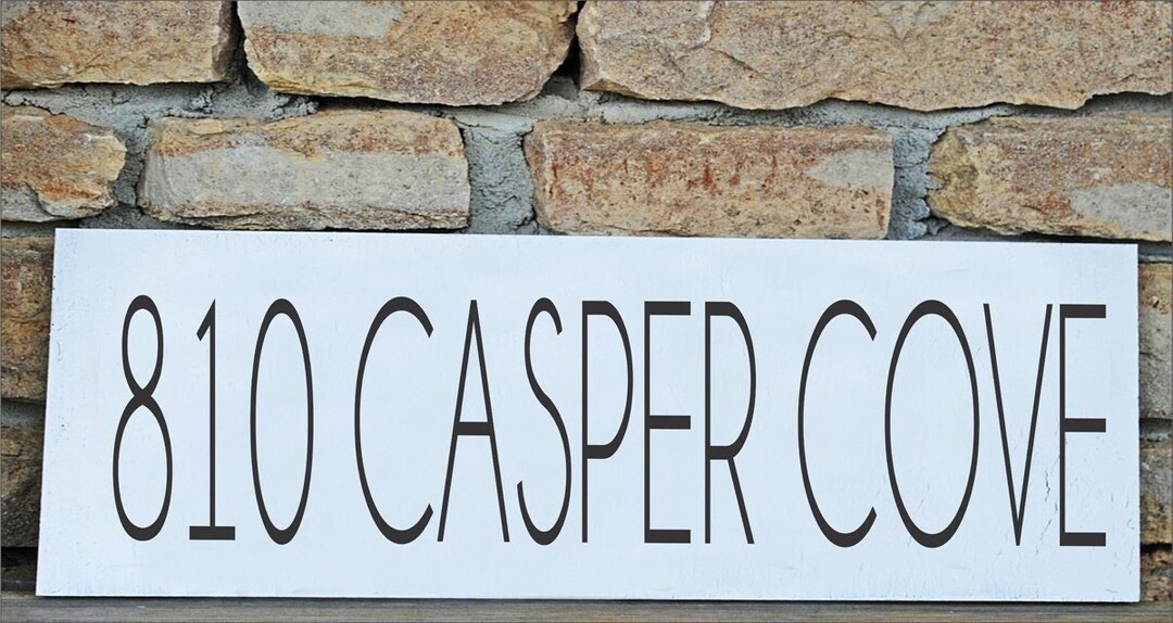 Custom ADDRESS Stencil - Mail Box Stencils - Custom House Sign - House ...