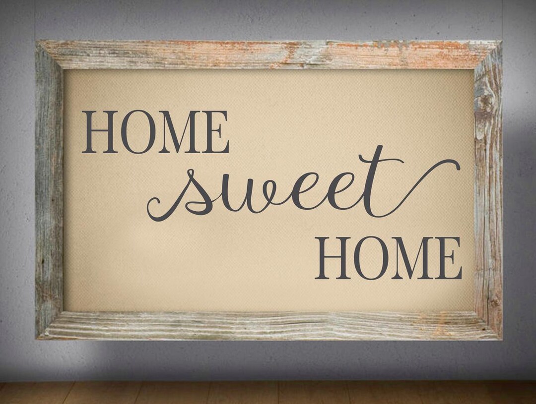 Home Sweet Home Sign Stencil, Farmhouse Wall, Paint Home Sweet HOME ...