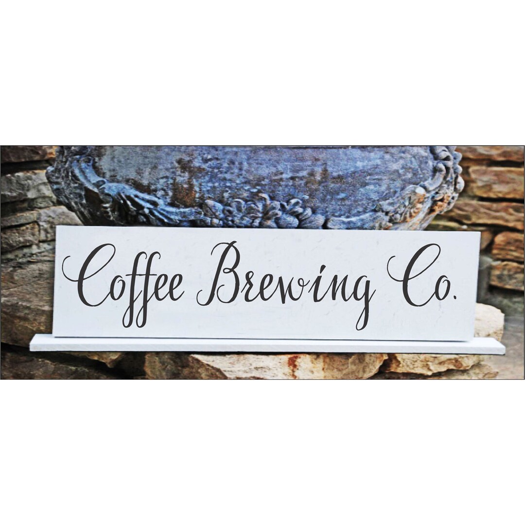 Coffee Sign Stencil - Stencil for Painting Coffee Brewing Signs - Paint ...