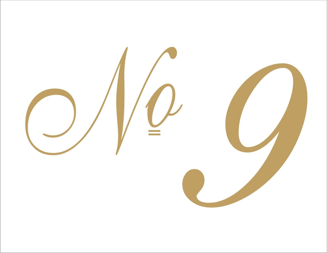 Number Stencils 005 0-9 Numbers Reusable Stencil is 6 | Etsy