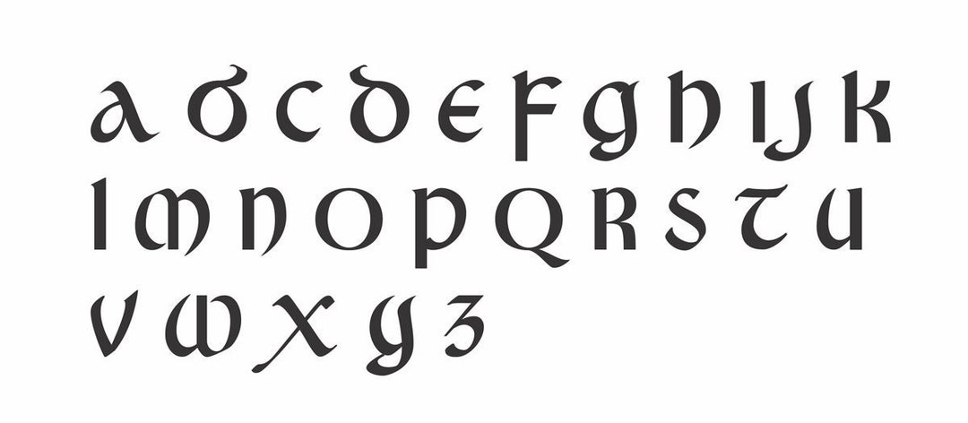 Alphabet Stencil - UPPERCASE Letters - Letter Stencils - Create Custom ...