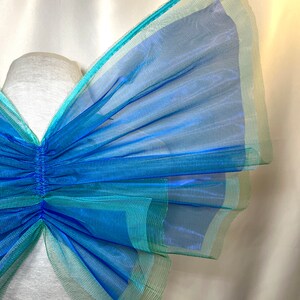 Fairy Wings Blue Turquoise Green Ocean Water Colors Adult Size Costume ...