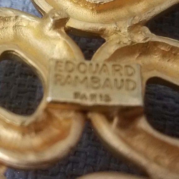 EDOUARD RAMBAUD plastron necklace, in gold metal, Pau… - Gem