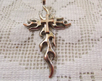 Flaming cross | Etsy