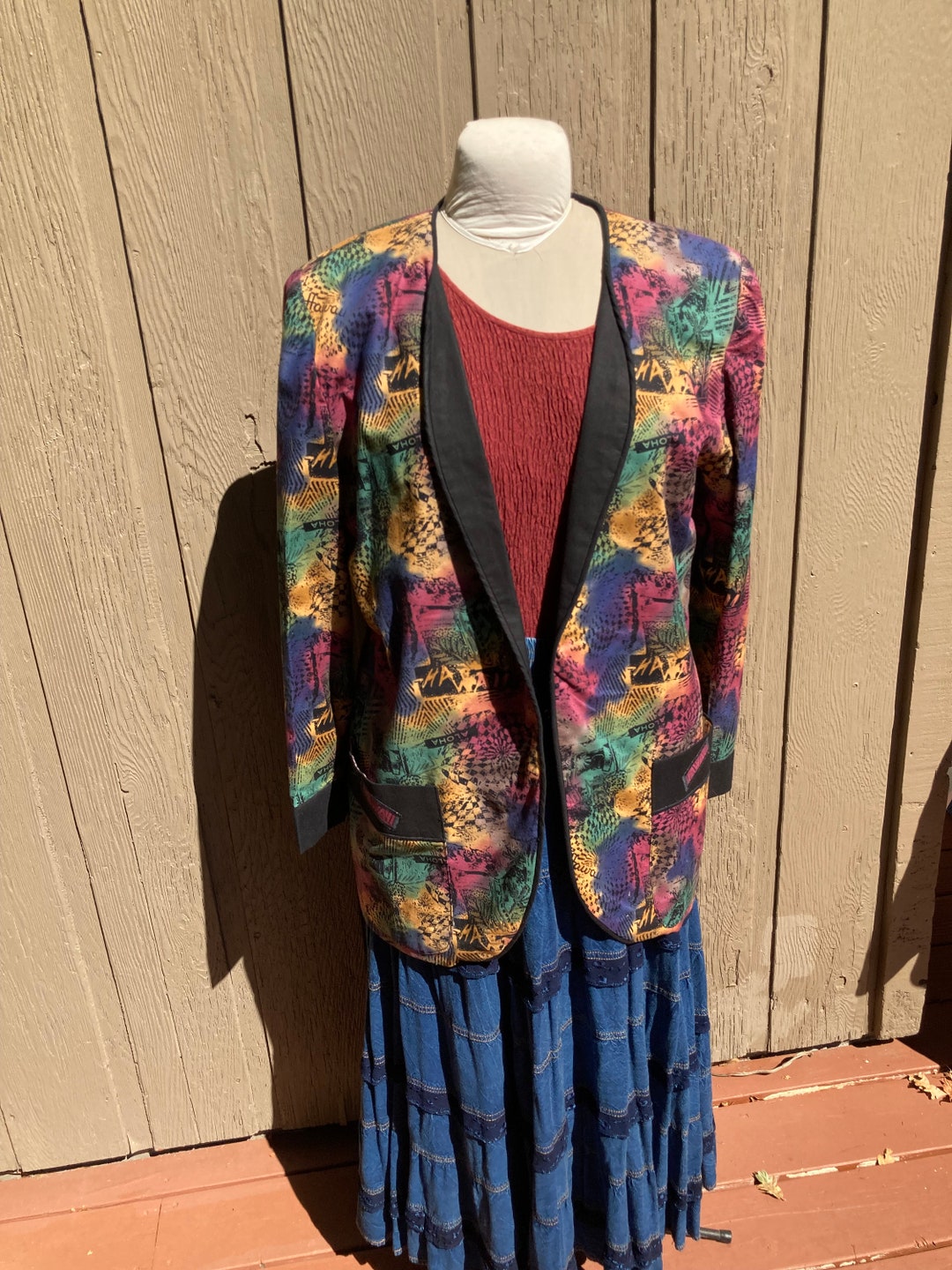 Vintage Lounge Lizard Jacket Hawaii Style Custom Made Costume 60's ...