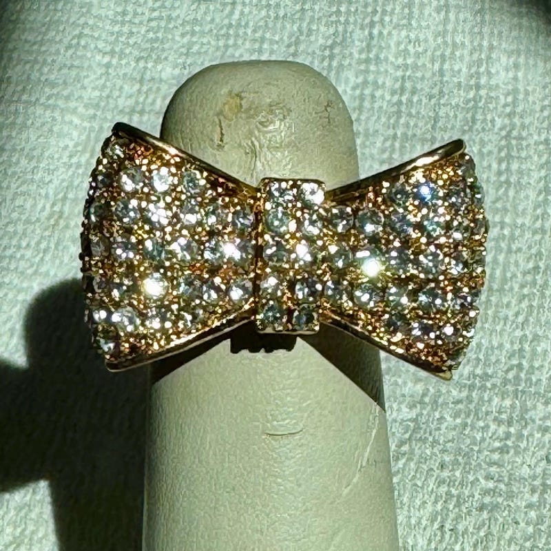 Rhinestone Costume Rings - Etsy