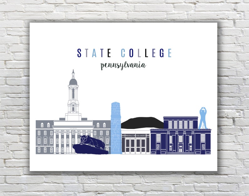 Printable: State College, PA // Penn State University Print ...