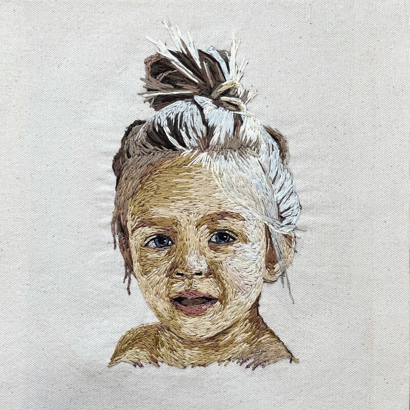 Portrait Embroidery - Etsy
