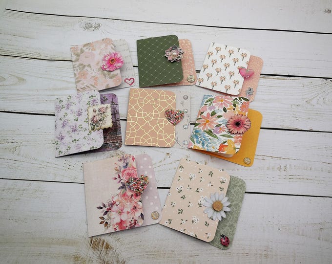 8 - Assorted Mini Cards & Envelopes 3x3 | Kindness Cards | Thank You ...