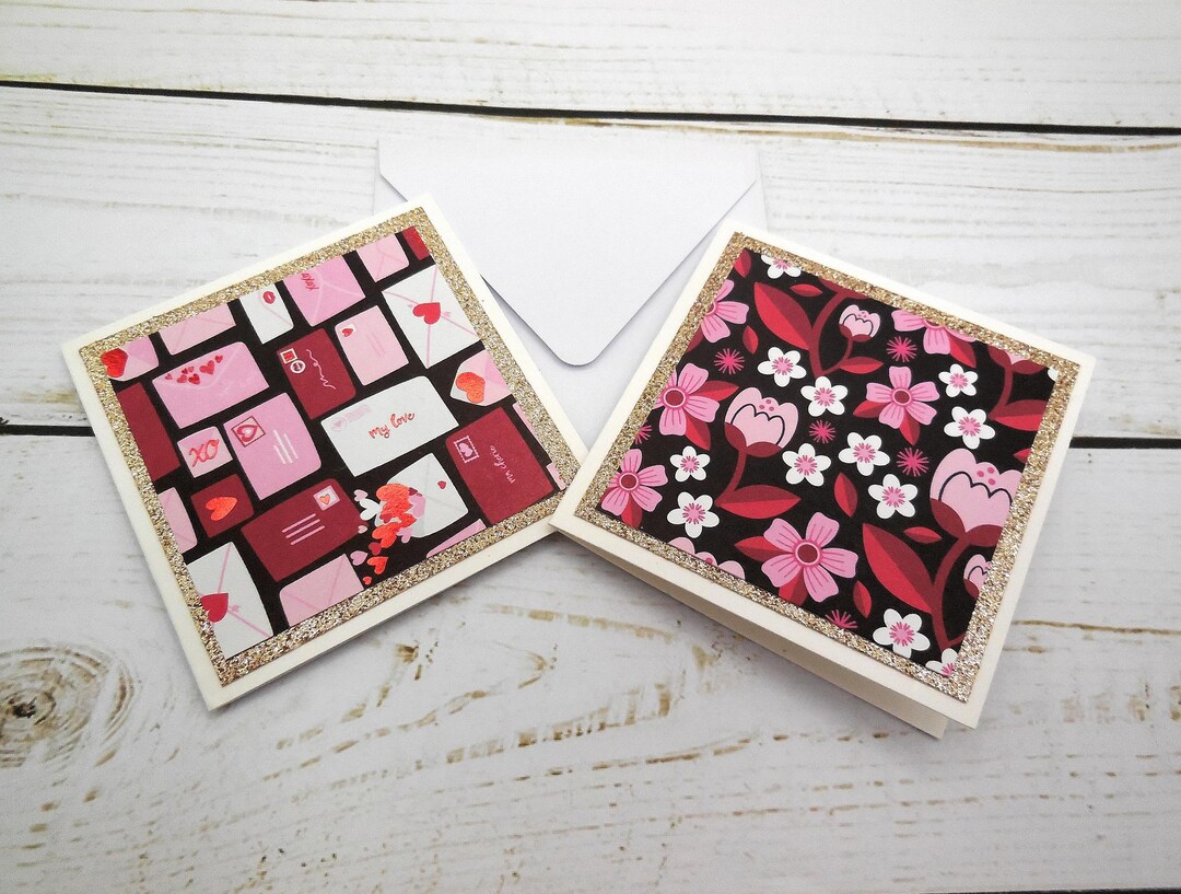 10 Mini Love Notes | 3x3 Thank You Cards + Envelopes | for You Card ...