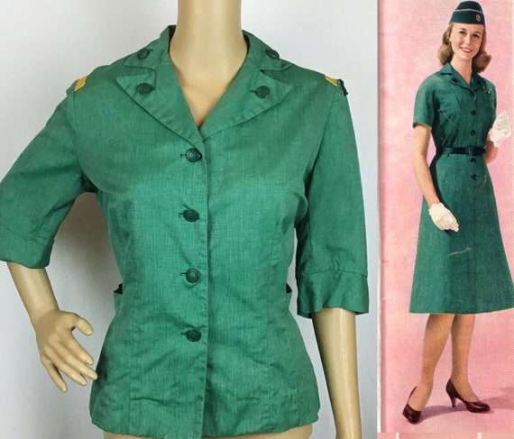 Vintage 1950s Mid Century American Girl Scouts Leader Uniform - Etsy